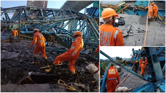 16 killed after girder launcher machine collapses in India